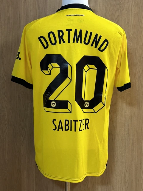 MARCEL SABITZER SIGNED Dortmund Home Shirt COA Video Proof £132.00 ...