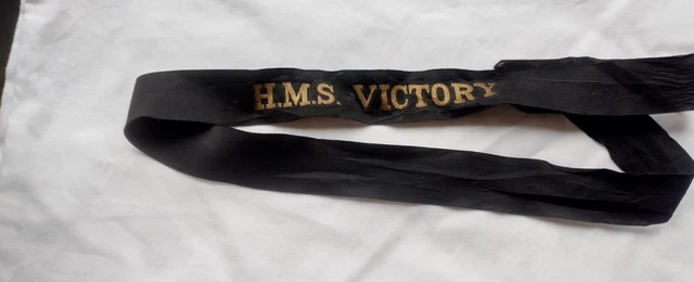 HMS VICTORY :ROYAL Navy Cap Tally Naval Hat Ribbon £8.00 - PicClick UK