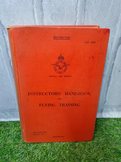 ROYAL AIR FORCE RAF Instructors Handbook Of Flying Training Air ...