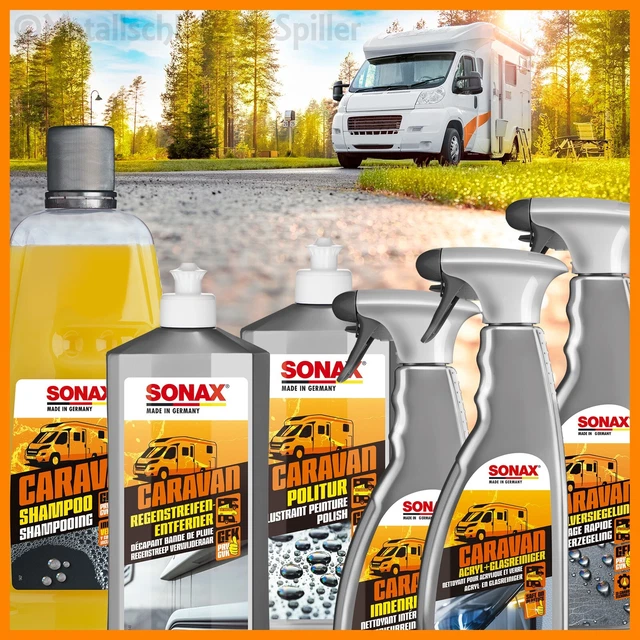 SONAX CARAVAN WOHNWAGEN Wohnmobil Politur Reiniger Shampoo Versiegelung Schutz EUR 13,49 ...