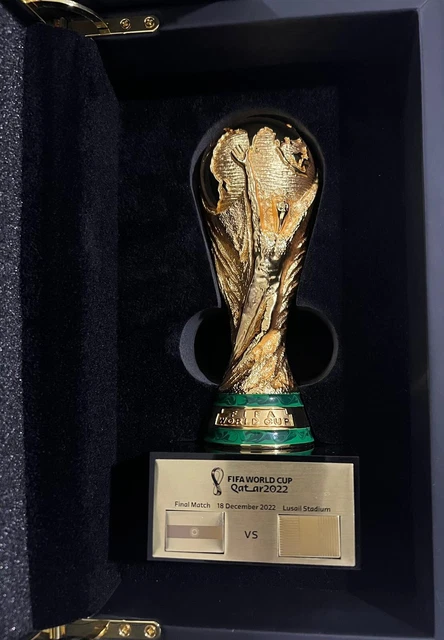 QATAR 2022 FIFA World Cup Trophy with Flags FINAL MATCH V ARGENTINA ...