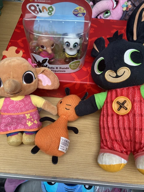 CBEEBIES BING CONIGLIETTO parlante bing flop e sula giocattoli morbidi ...