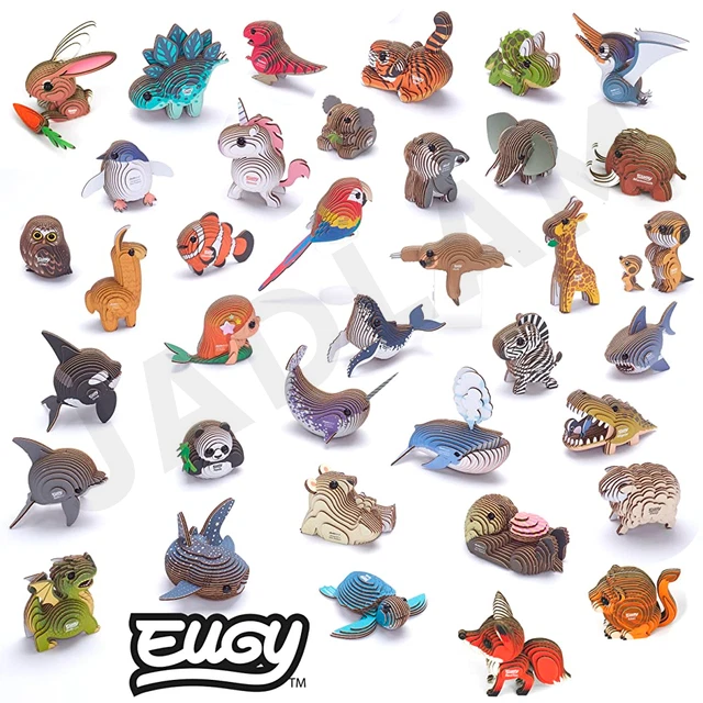 EUGY 3D ANIMAL Model Craft Kits - Choose from HUGE Range £7.95 ...