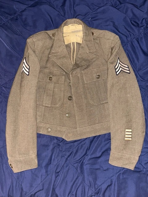 US ARMY WW2 Class A 4-Pocket TAILORED to Ike Jacket! £90.33 - PicClick UK