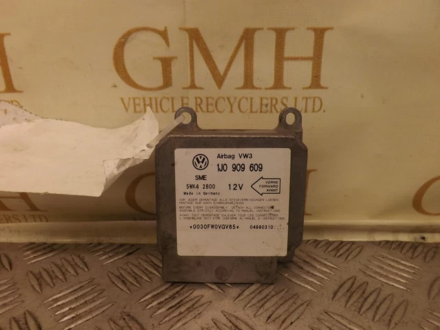 VOLKSWAGEN GOLF MK4 Air Bag Control Ecu Module 1j0909609 1999-2004± £19 ...