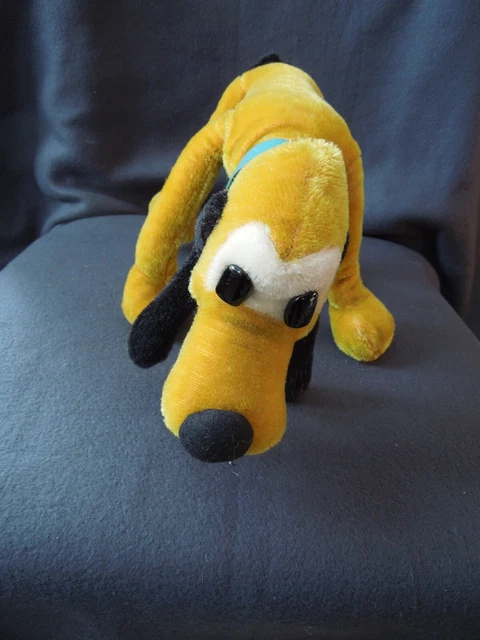 PLUTO STOFFTIER ALT ca. 25 cm lang ca.17 cm hoch, Disney oder Steiff ...