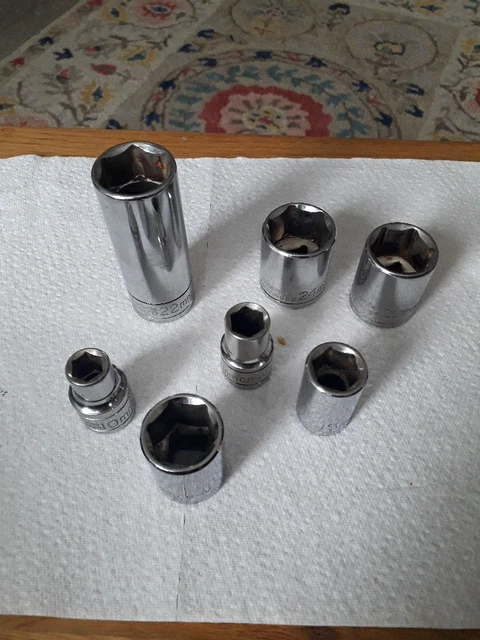 HALFORDS ADVANCED 3/8 Drive Sockets X 7 £16.08 - PicClick UK