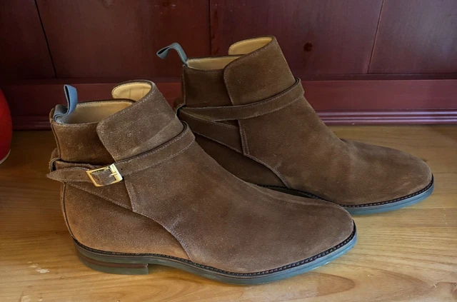 ALFRED SARGENT FOR Brooks Brothers Peal & Co. Suede Jodhpur Boots, 11.5 ...