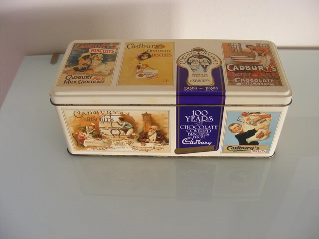 CADBURY'S 100TH ANNIVERSARY Chocolate biscuit, Vintage Rectangular ...