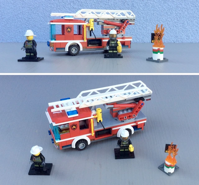 LEGO CITY POMPIERS - 60107 - Fire Ladder Truck - Le camion echelle - SET EUR 12,99 - PicClick FR