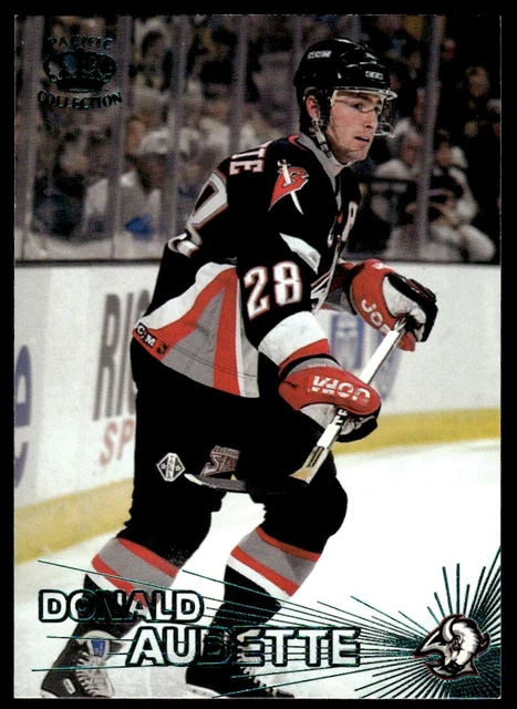 1997-98 ÉMERAUDE VERTE DU PACIFIQUE Donald Audette Buffalo Sabres #184 ...