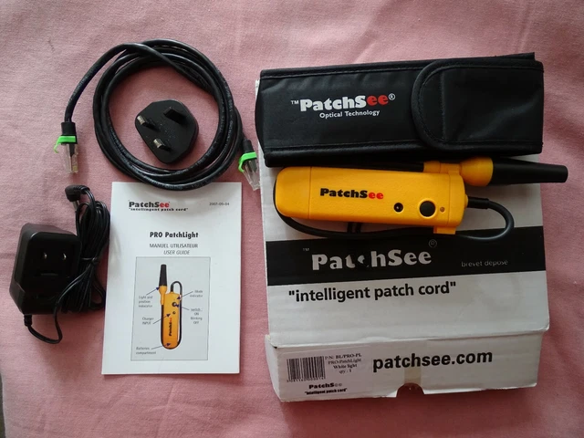 PATCHSEE BL/PRO/PL PRO Light Injector Patchlight + charger + Cable £55.00 - PicClick UK