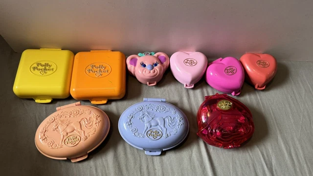 Polly Pocket Vintage Bundle Bluebird Toys Compacts Sets Empty £13000 Picclick Uk