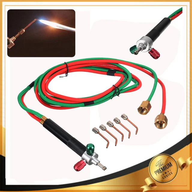 MINI GAS WELDING Cutting 16mm Thread Oxygen Acetylene Torch Kit Welder ...