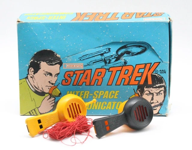INTER SPACE COMMUNICATOR Star Trek Vintage Toy Set Lone Star 1974 with ...