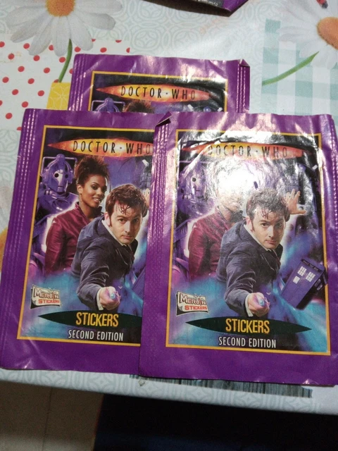 LOTTO DI 3 bustine figurine doctor Who (1) seconda edition ed Merlin ...