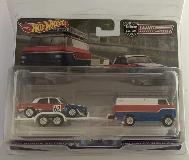 HOT WHEELS CAR Culture Team Transport - 1970 Rover P6 Group 2 & Rally ...