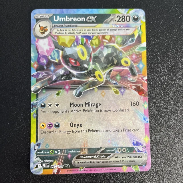 POKÉMON TCG PRISMATIC Evolutions Umbreon EX 60/131 $18.50 - PicClick CA