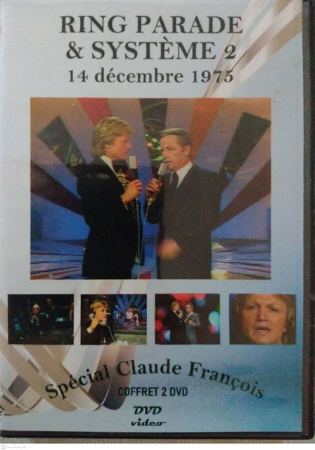 CLAUDE FRANÇOIS DOUBLE DVD Ring parade et Système 2 14 décembre 1975 ...