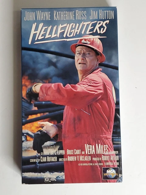 HELLFIGHTERS VHS VCR Video Tape Used Movie John Wayne 1991 £5.59 - PicClick UK