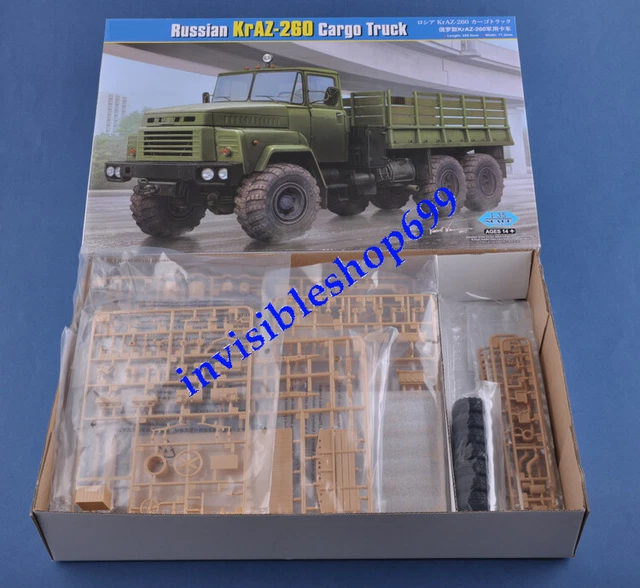 HOBBYBOSS 85510 1/35 Scale Russian KrAZ-260 Cargo Truck Plastic model ...