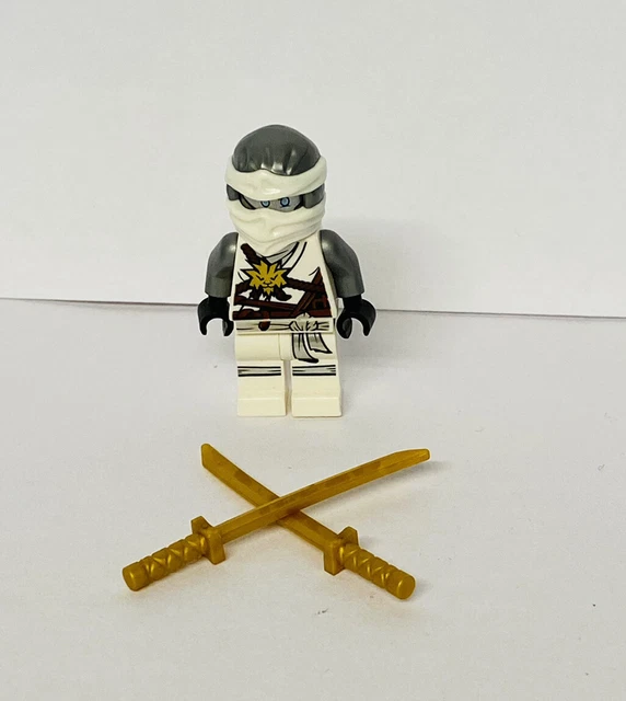 LEGO NINJAGO MINIFIGURE Zane abito d'onore giorno del defunto ninja ...