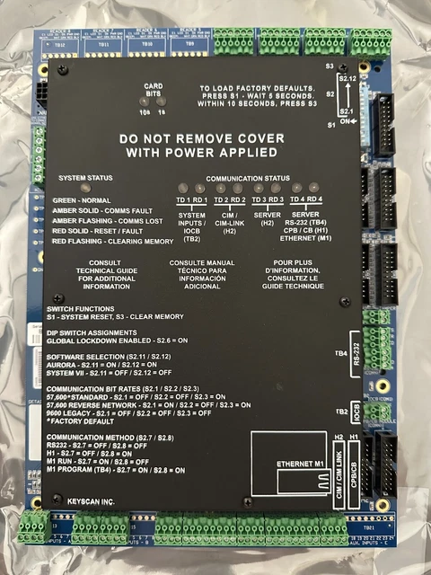 DORMAKABA KEYSCAN COMM-CA4500B 4-Reader Access Control Unit - New/Open ...