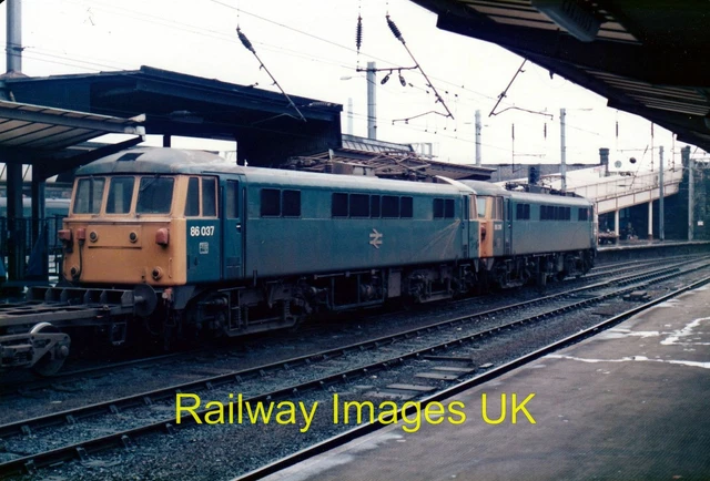 RAILWAY PHOTO - 86037 86318 Carlisle Class 86 BR Blue c1980's £2.00 ...