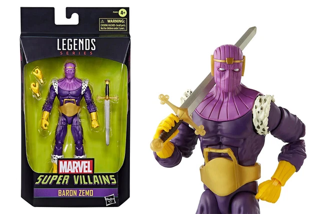 BARON ZEMO SUPER Villains Marvel Legends Figurine Hasbro EUR 46,27 ...