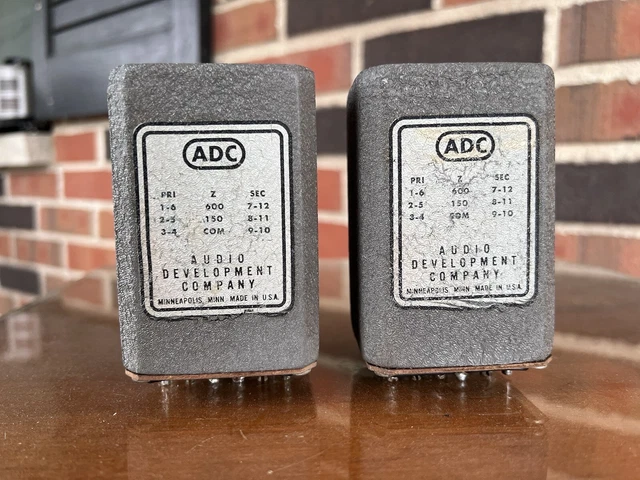 VINTAGE ADC 114G Line Matching Transformer Pair 150/600ohm 1950s £97.61 ...