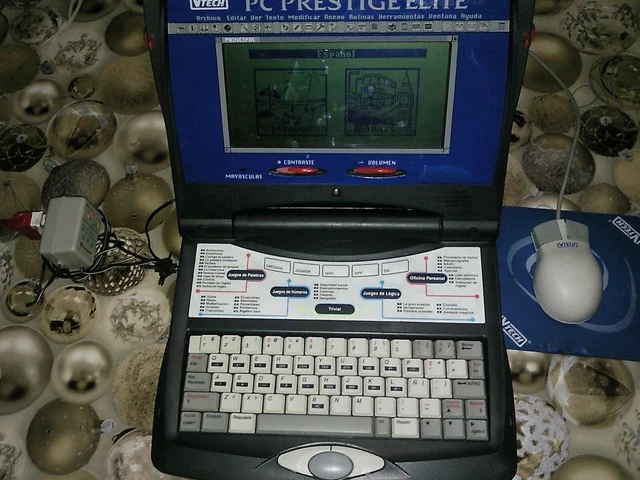 ORDENADOR EDUCATIVO VTECH prestige elite ingles-español con mas de 50 ...