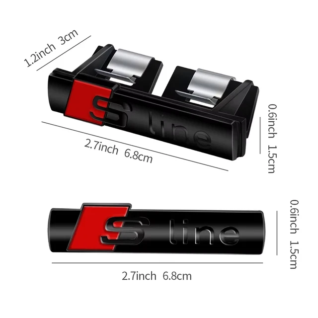 LOGO AVANT SLINE Audi A1 A3 A4 A5 A6 A7 A8 Q2 Q3 Q5 Q7 Tt Emblème Insignia EUR 10,40 - PicClick FR