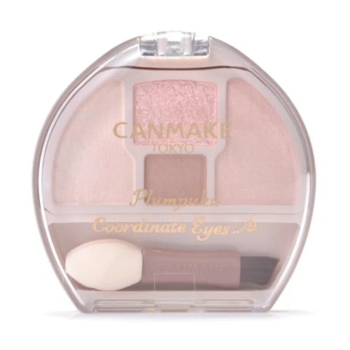 CANMAKE PLUMPUKU COORDINATE Eyes Neo N01 Rosa Beige Borsa a Strappo ...