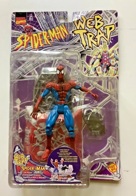 FIGURINE ARTICULÉE TOYBIZ Spider-Man Web Trap Spider-Man & Web Net Trap ...