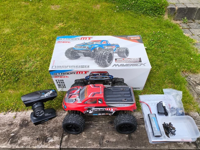 MAVERICK STRADA MT Brushless 1/10th scale monster truck *Spares or ...