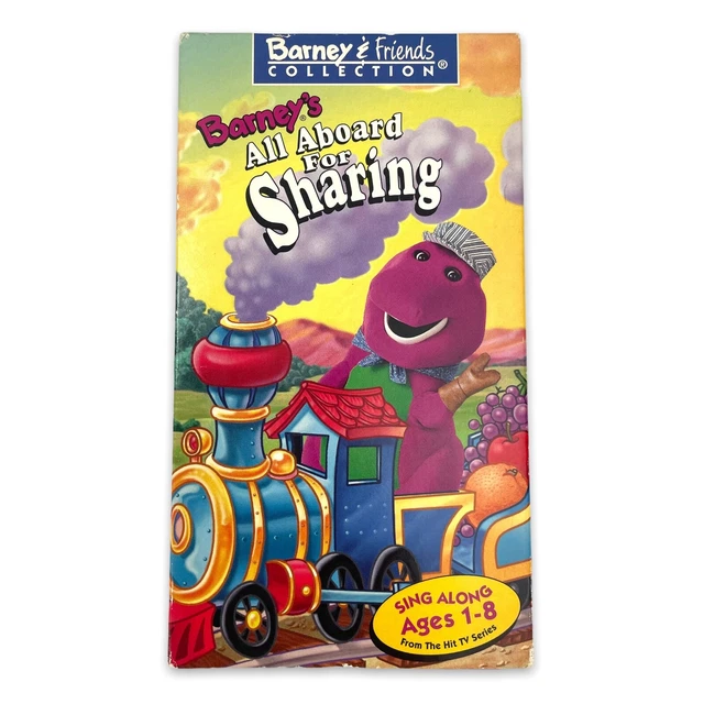 BARNEY’S ALL ABOARD For Sharing VHS Barney & Friends Collection With ...