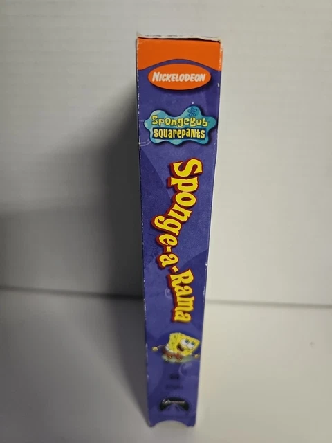 SPONGEBOB SQUAREPANTS: SPONGE-A-RAMA VHS 2003 Nickelodeon 5 Episodes ...