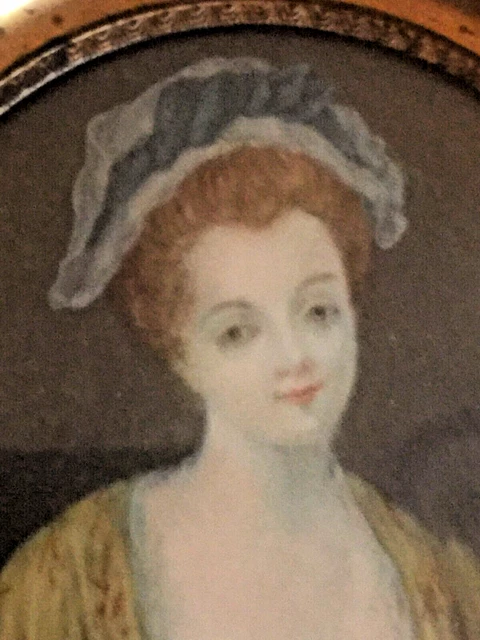 MINIATURE PORTRAIT ANCIEN "Rose Miron" EUR 99,00 - PicClick FR