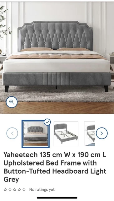 NEW BED FRAME 135 X 190 £83.88 - PicClick UK