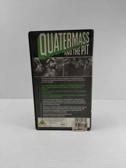 QUATERMASS AND THE Pit 1957 (1988) B/W BBC Sci-Fi Series PAL VHS UK £18 ...