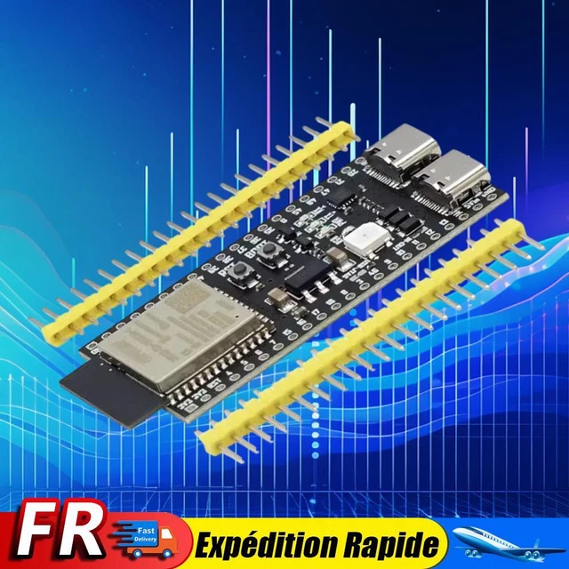 CARTE DE DÉVELOPPEMENT ESP32/ ESP32-S3/ESP32-C3 double type-c (N16R8 non soudé) EUR 7,24 ...