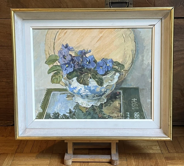 DORIS HICKSON - Modern British Artist - oil on canvas - still life - A ...