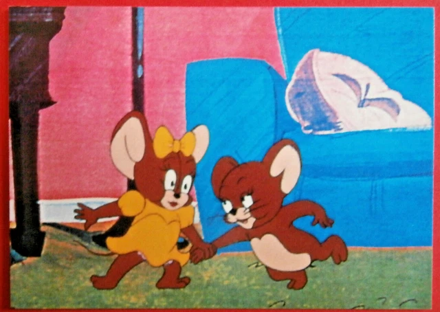 TOM AND JERRY - Card #32 - SMITTEN KITTEN - CARDZ 1993 £2.99 - PicClick UK