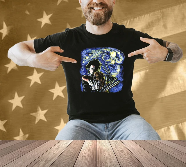 STARRY SCISSORHANDS EDWARD Scissorhands Van Gogh’s Starry Night T-Shirt ...