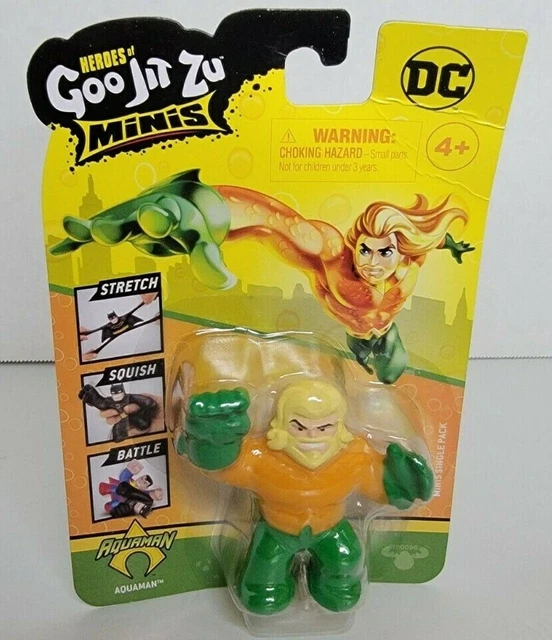 HEROES OF GOO Jit Zu Minis DC Aquaman Hero Pack Figure Stretchy Toys EUR 13,76 - PicClick FR