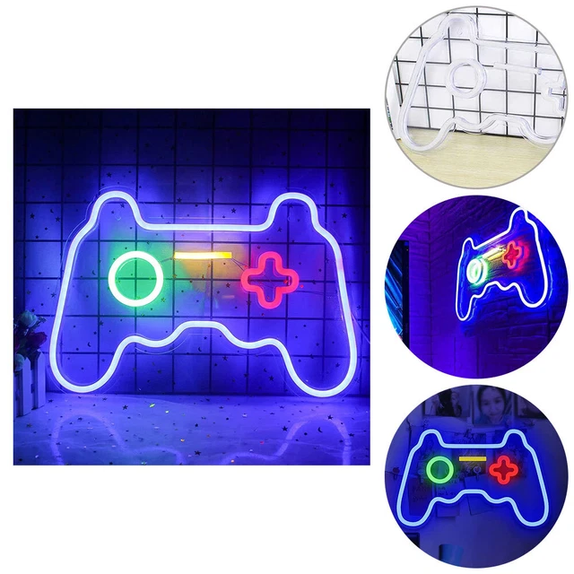 GAME NEON SIGNS Neon Light Gaming LED Neon Lights Wall Art Neon Night ...