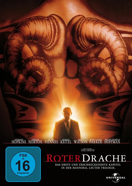 ROTER DRACHE DVD Thriller Anthony Hopkins Edward Norton Ralph Fiennes ...