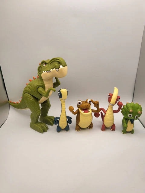 JAKKS GIGANTOSAURUS 5 Figure Set Giganto Tiny Mazu Bill & Rocky £23.95 ...