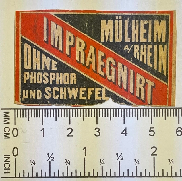 GERMANY / GERMAN OLD Matchbox Label Labels EUR 5,79 - PicClick DE