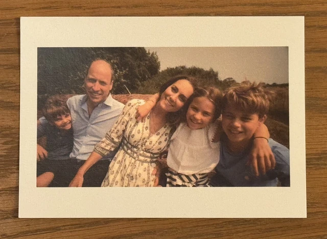 PRINCE & PRINCESS Of Wales, William, Kate, Official Photo Card ...